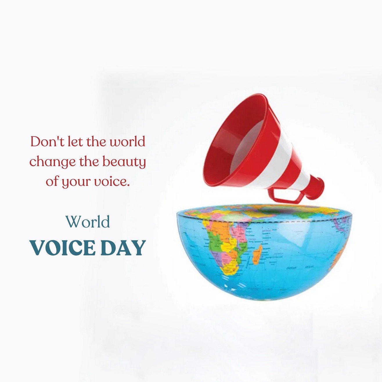 Readymade World Voice Day Post - Picwale