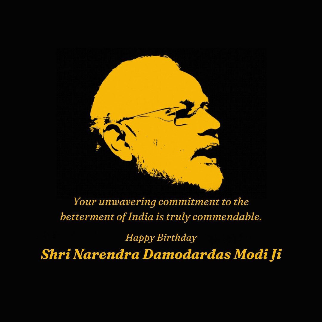 Readymade Narendra Modi Birthday Post - Picwale