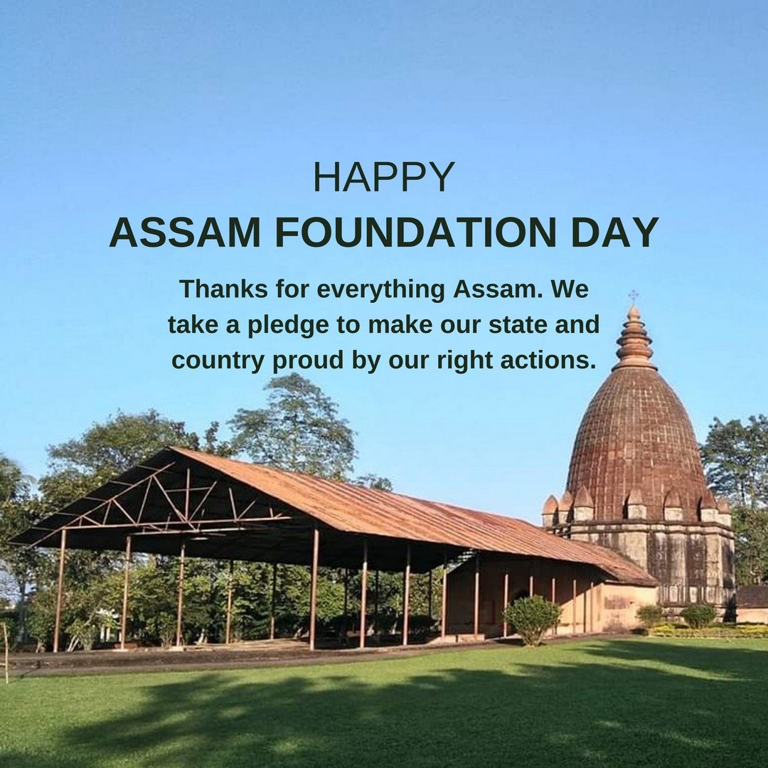 Readymade Assam Foundation Day Post - Picwale