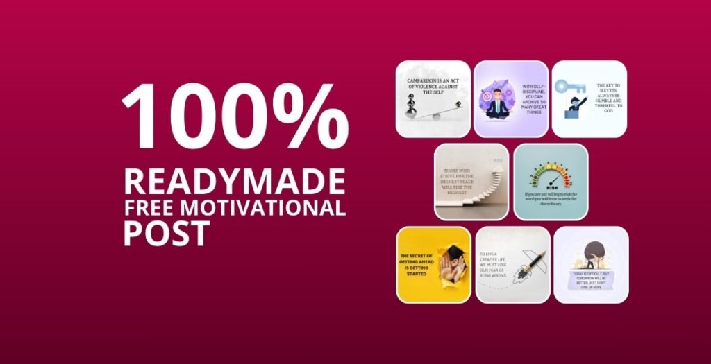 Readymade Free Motivational Post - Picwale