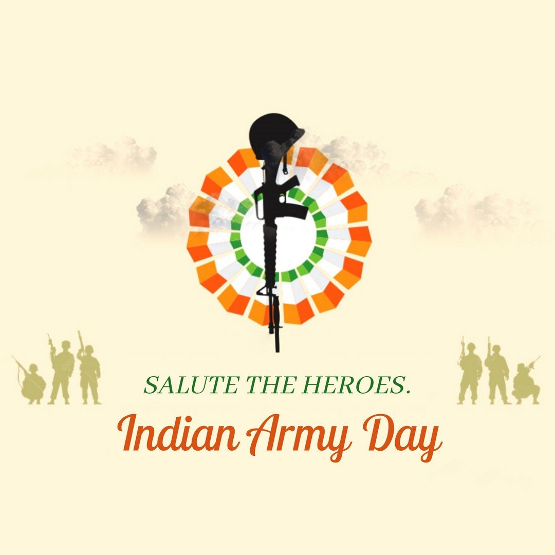 Readymade Indian Army Day Post - Picwale