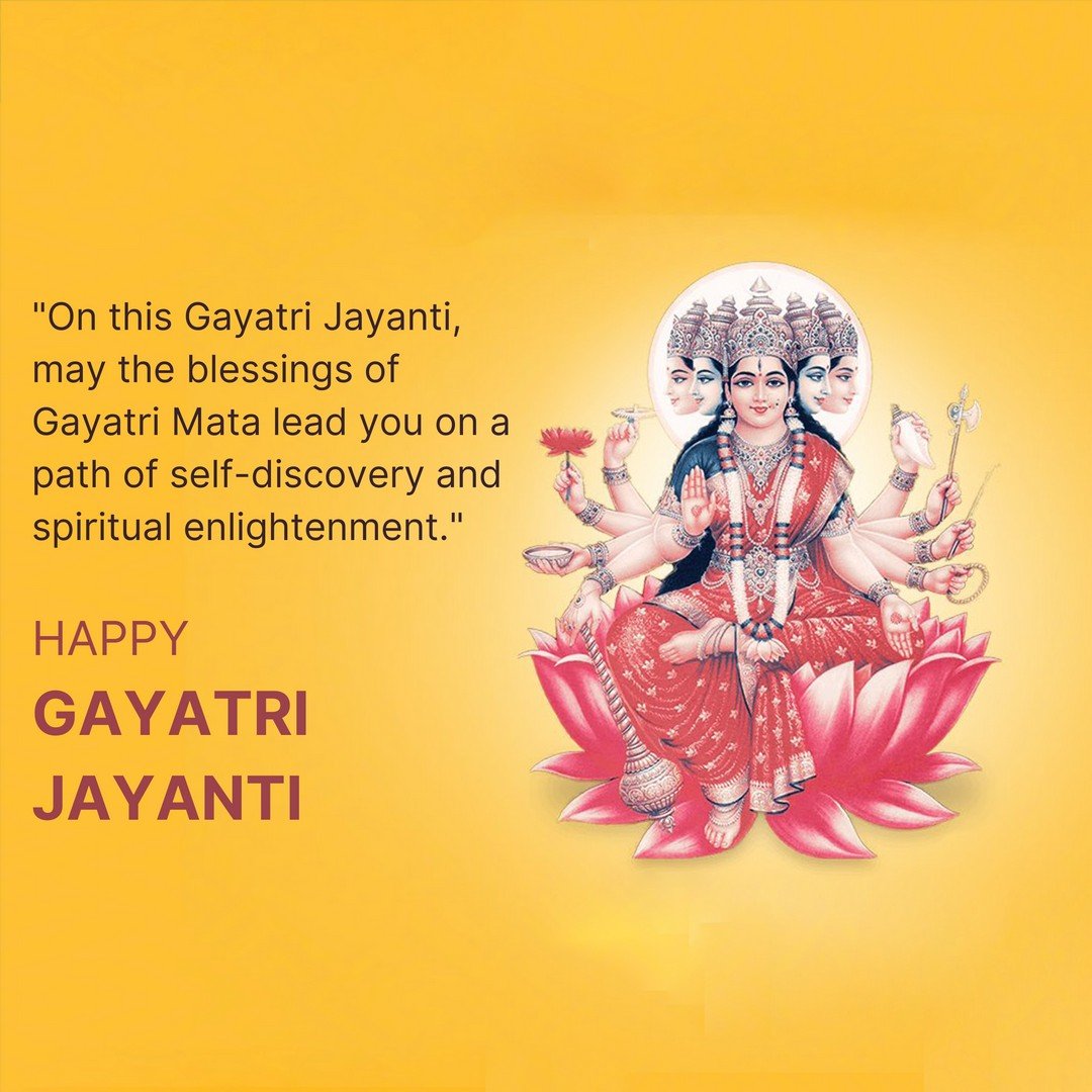 Readymade Gayatri Jayanti Post - Picwale